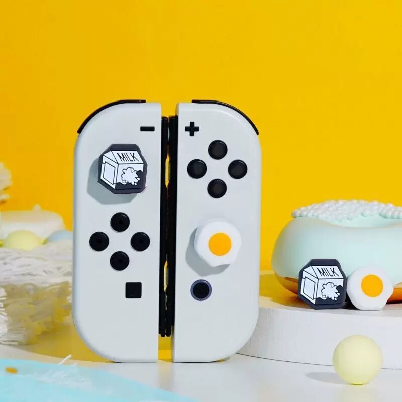 Заменяемые наклейки для контроллера Joy-Con Nintendo Switch, цвет молочный, 2 шт. в упаковке, универсальные для модели