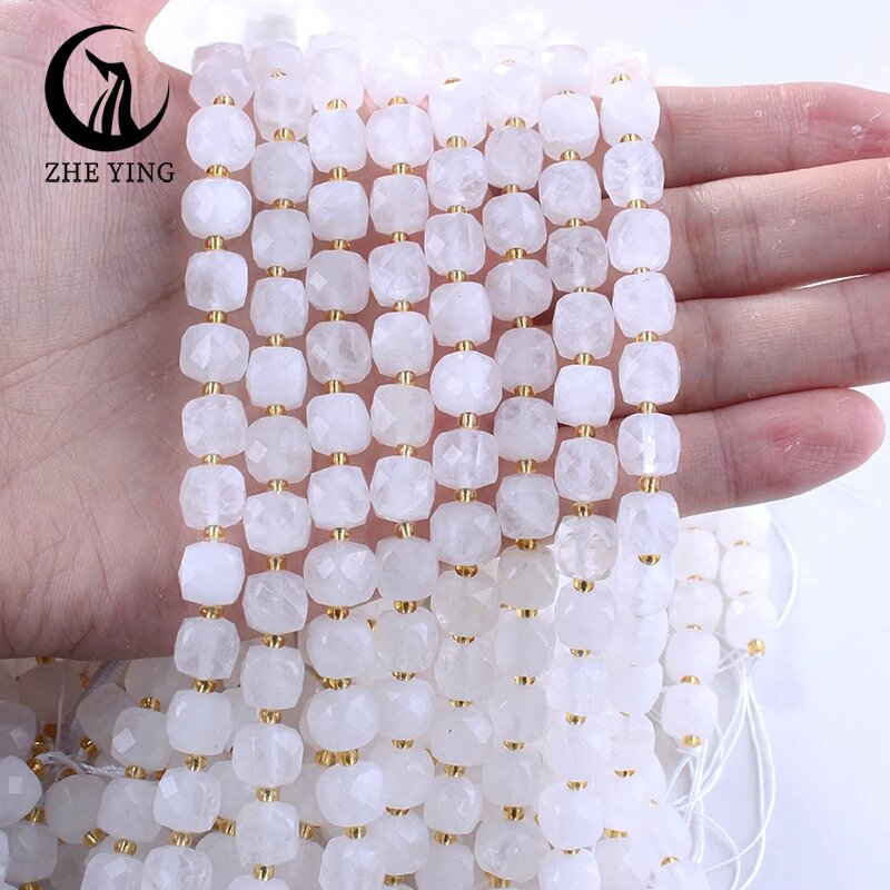 Бусины из белого кварца, 8,5-9 мм, Color: 37clear quartz