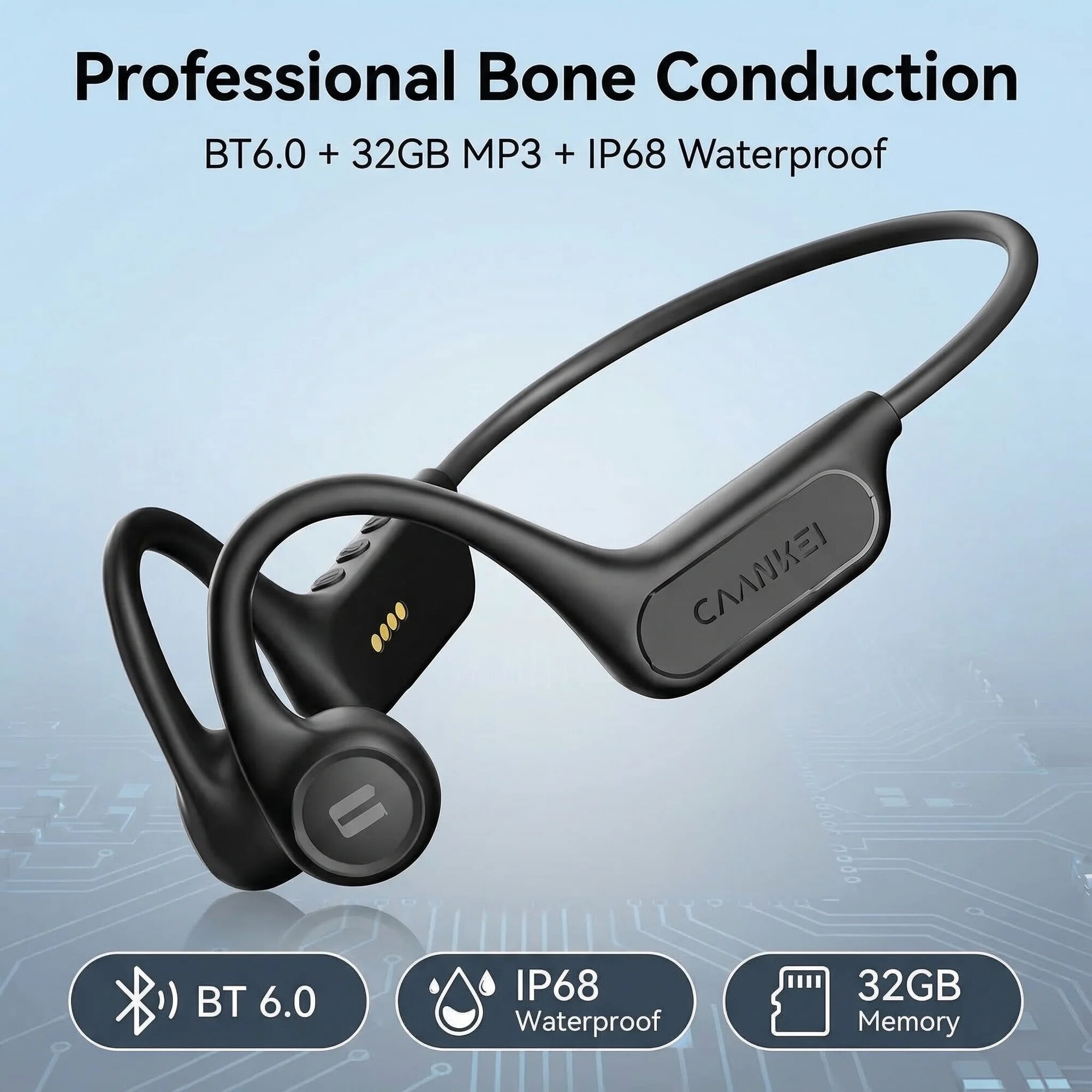 Беспроводные водонепроницаемые наушники с костной проводимостью JBL Tune 710BT
