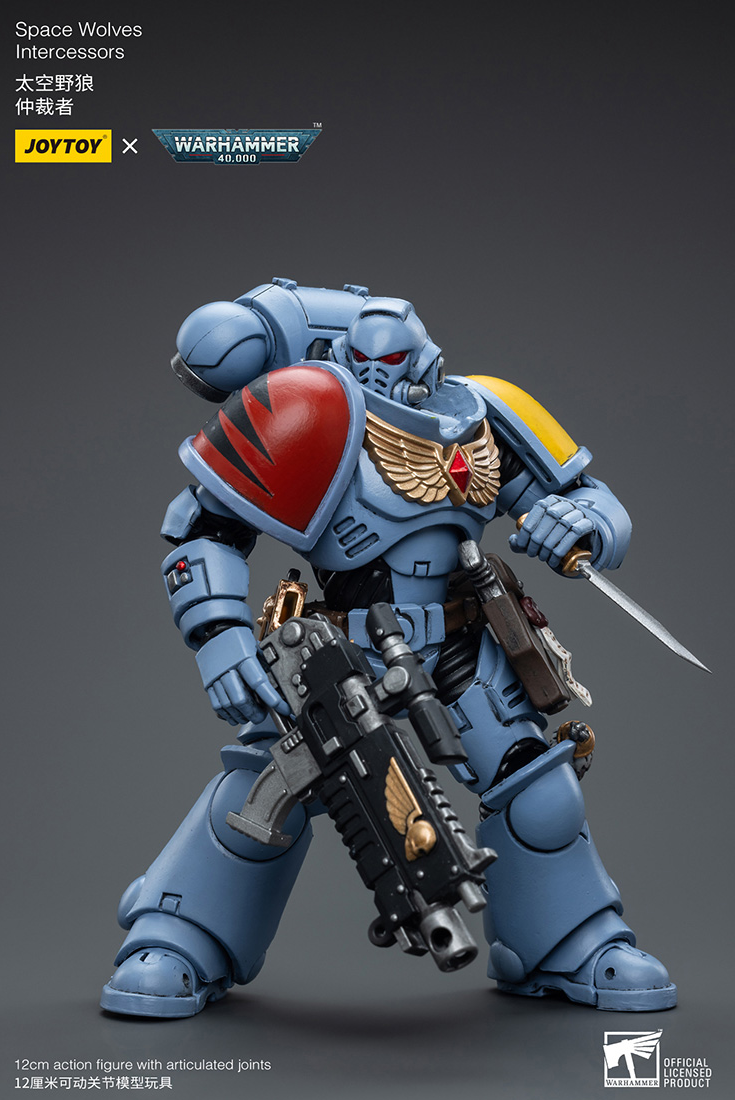 JOYTOY × Warhammer 40000, Арбитр Космических Волков, подвижная фигурка с детализированной покраской