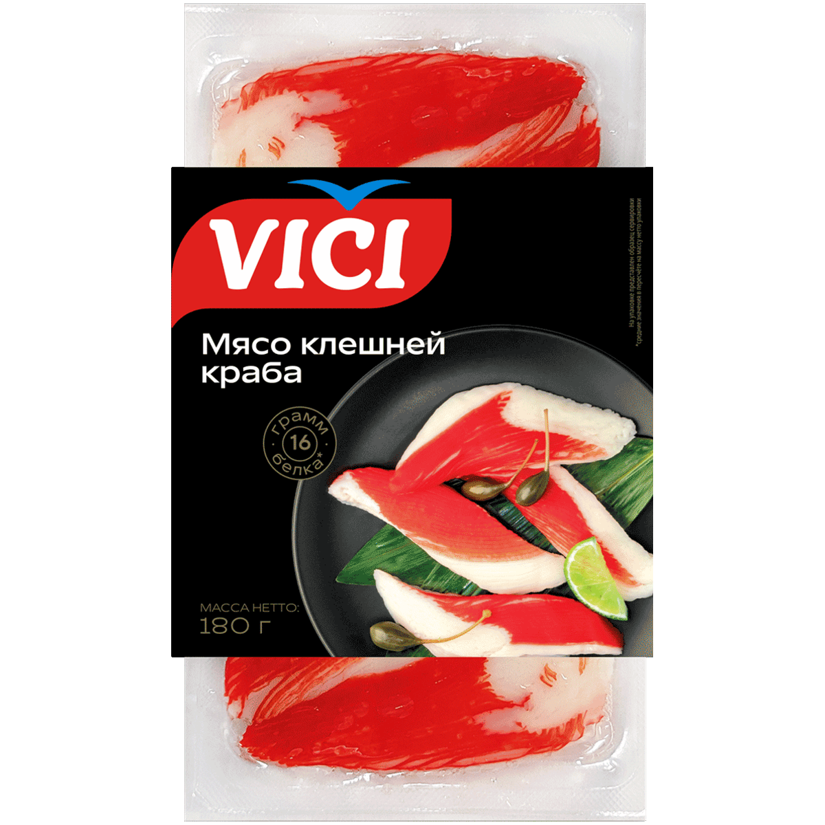 Мясо клешней краба Vici 180 г