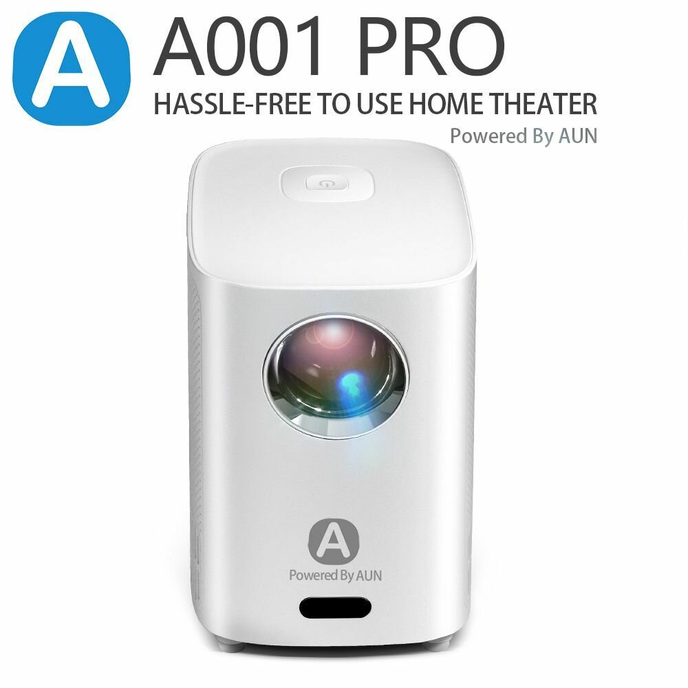 Aun Проектор, 3LCD, черный — фото 1