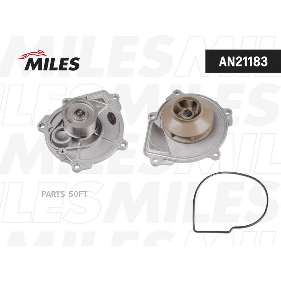 MILES AN21183 Насос водяной JEEP/CHRYSLER 2.8D 07- ()