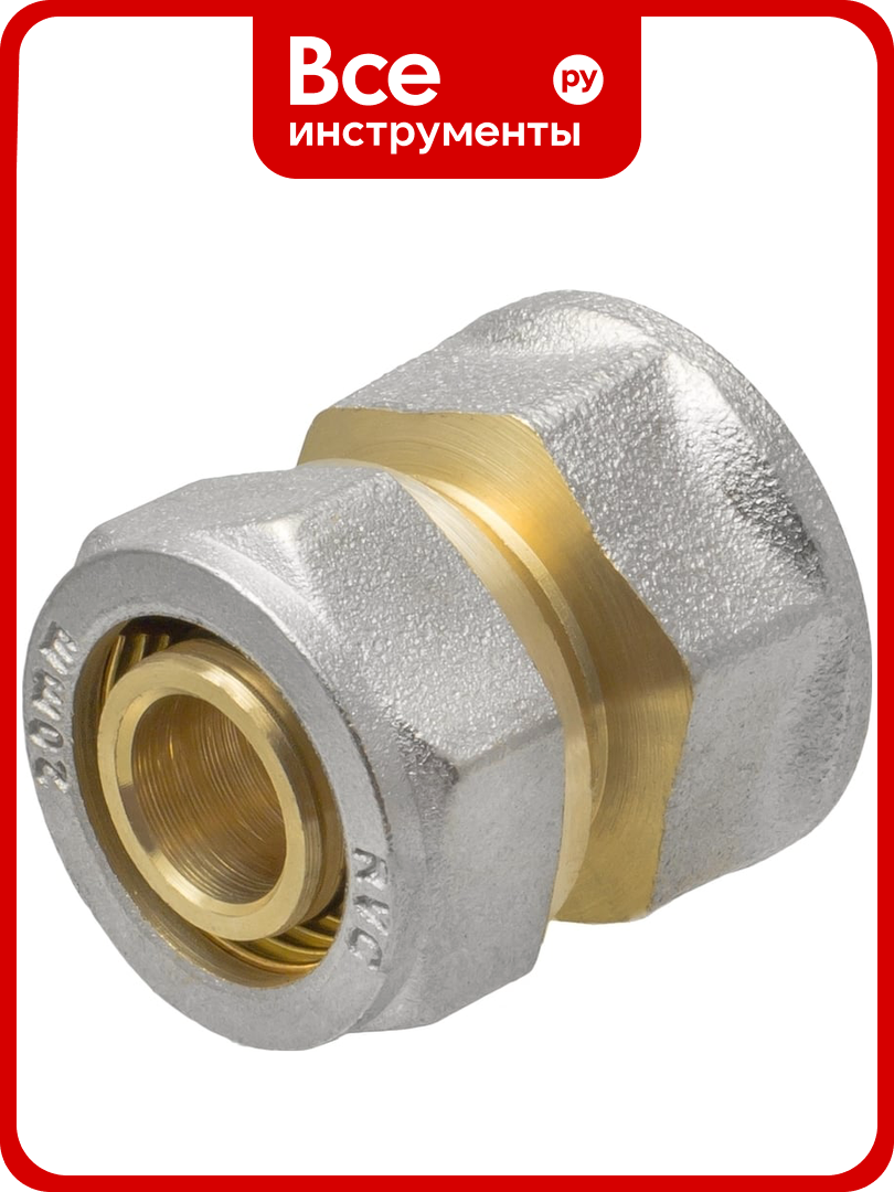Соединитель патрубок 20х3/4" ц/г Rvc RC 00647