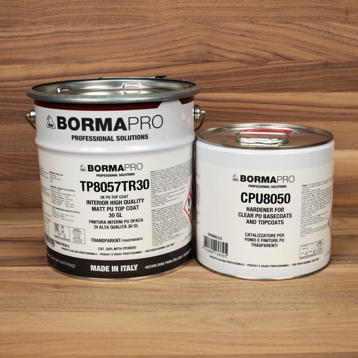 2К полиуретановый лак с отвердителем BormaPro 2K PU Top Coat Set 30% TP8057