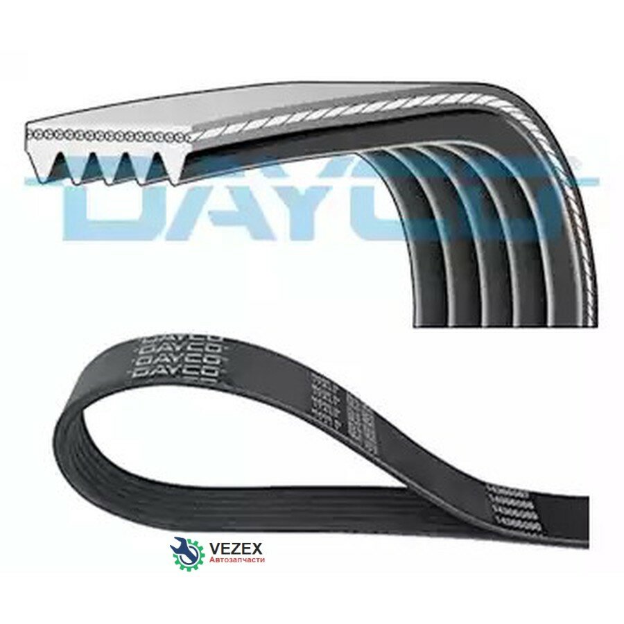 DAYCO 5PK1095S Ремень поликлиновой