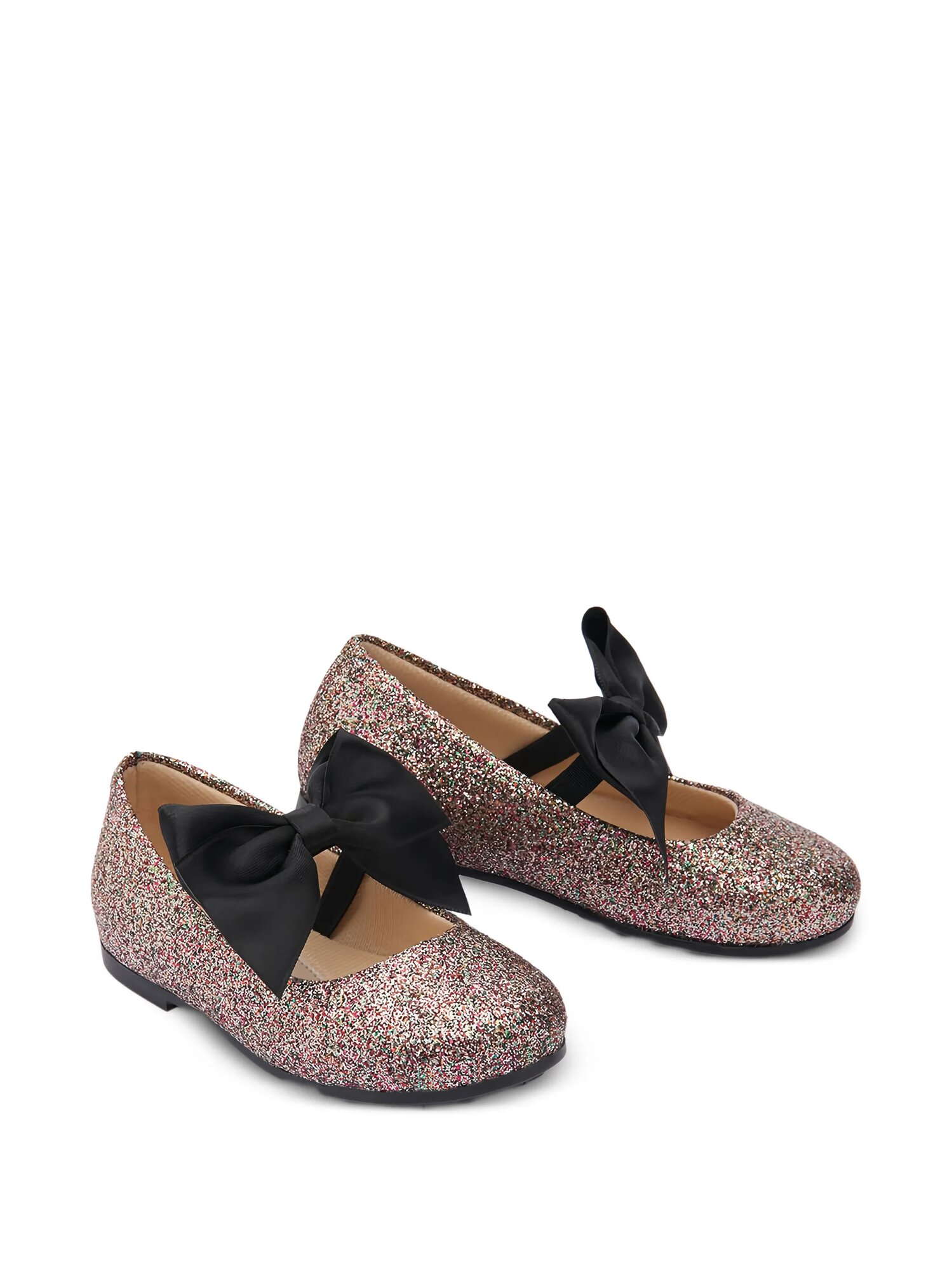 Балетки BANBLU Glitter bow ballet flats, размер 20, , черный — фото 1