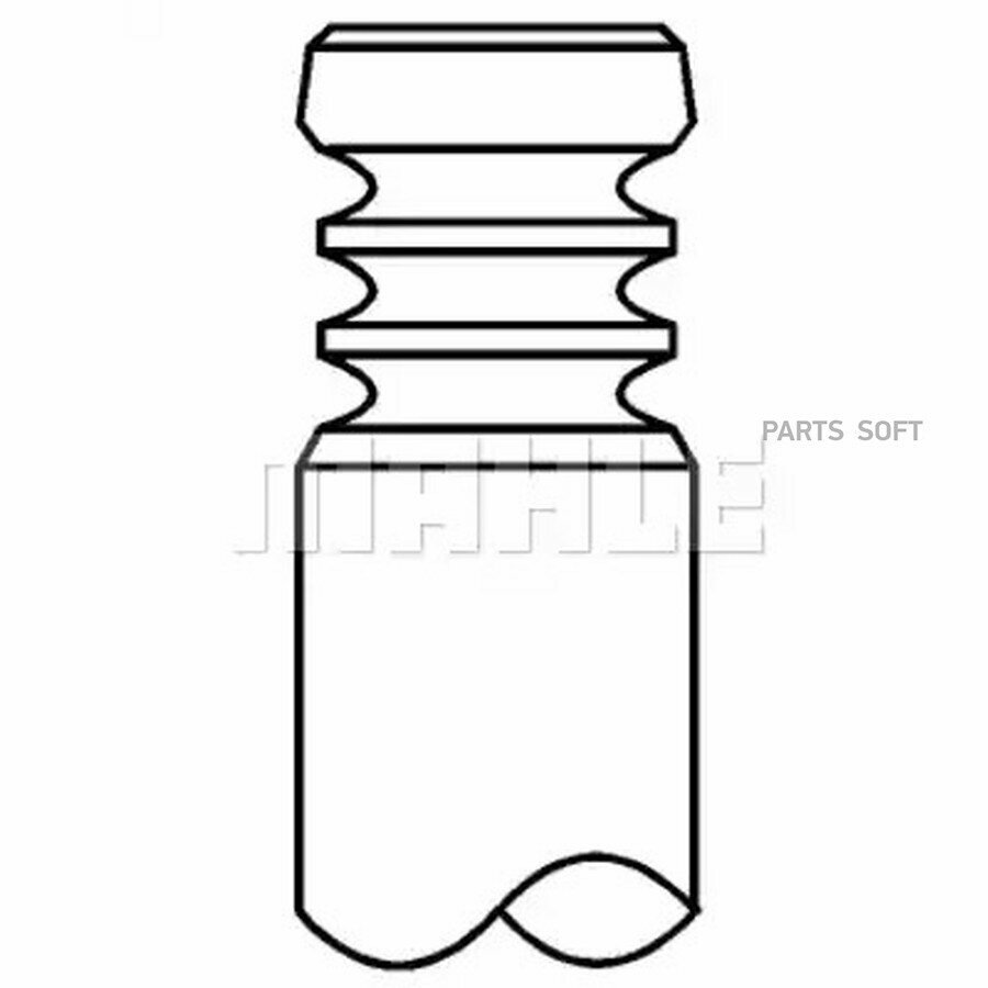 Клапан двигателя от официального дистрибьютора, MAHLE, артикул 029VA31103100