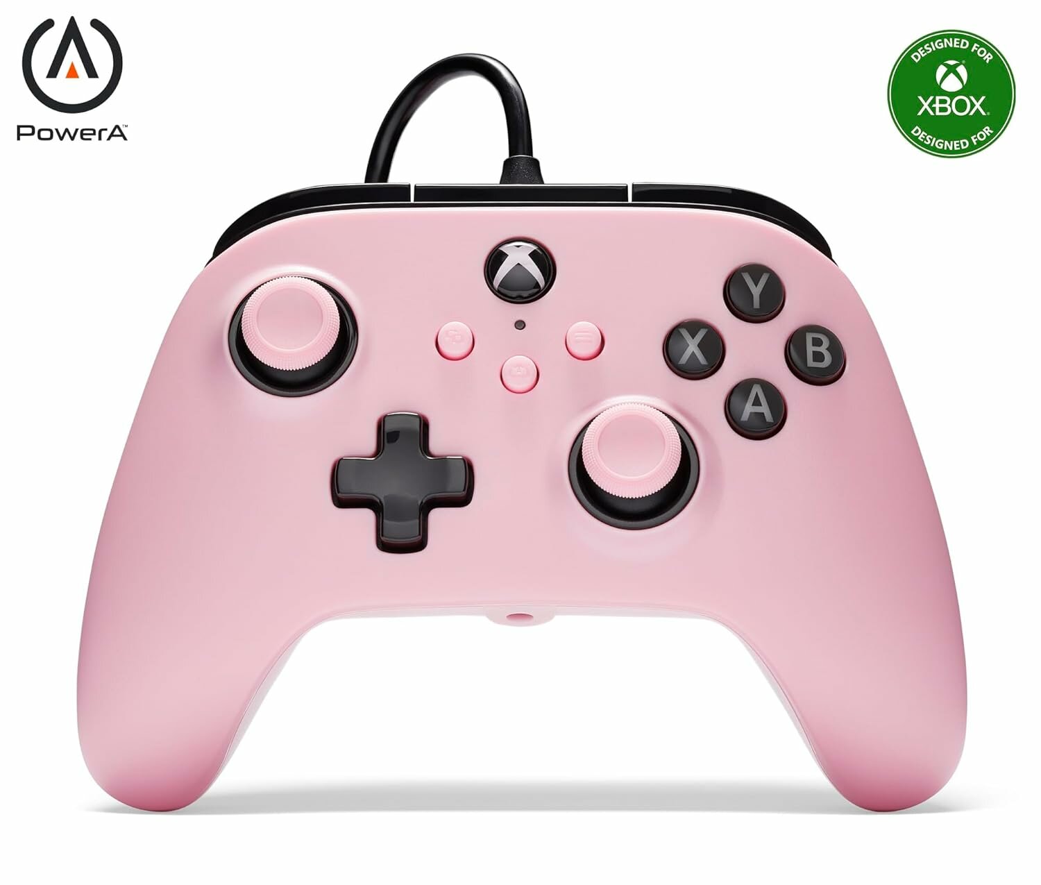 PowerA проводной геймпад для Xbox Series X/S, Xbox One и ПК Windows, чёрный игровой контроллер высокого качества