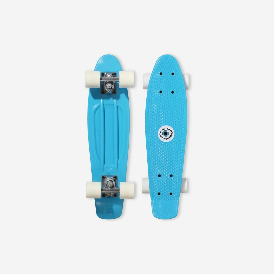 DECATHLON скейтборд Decathlon Oxelo Play 500, синий, длина деки 55 см, ширина деки 14 см