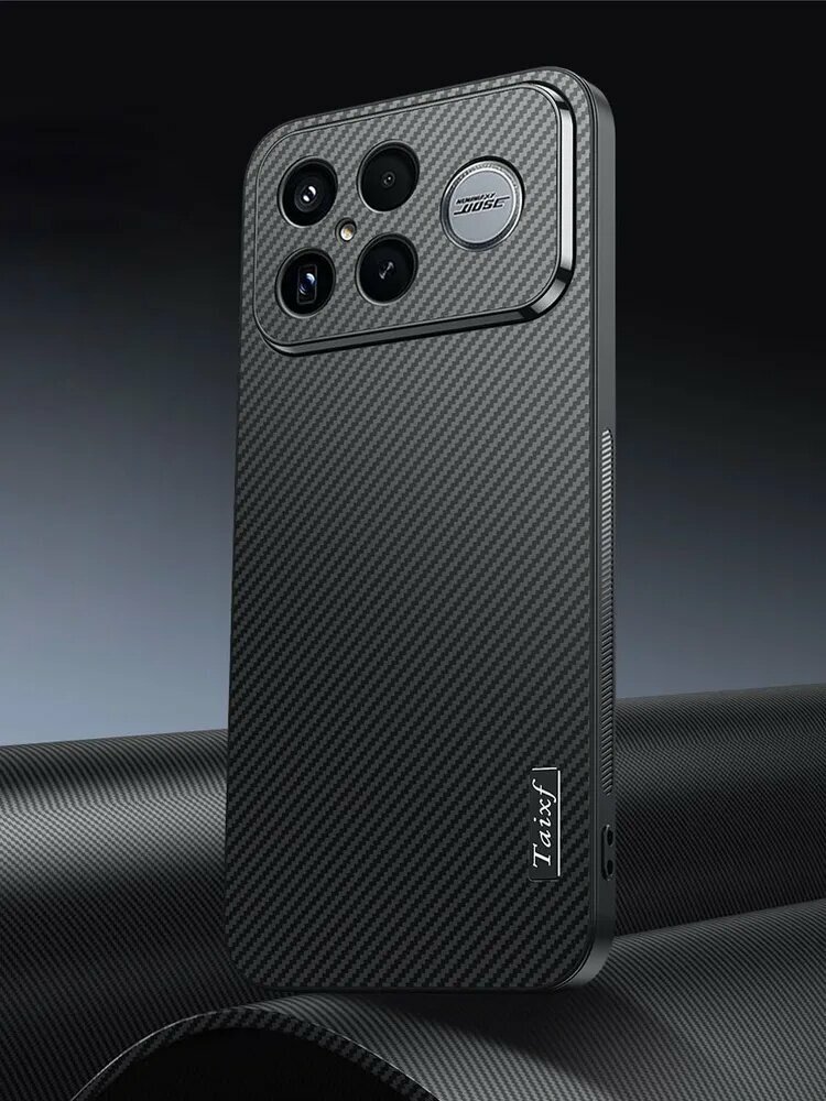 Чехол из углеродного волокна для Poco F8 Ultra case, мягкие ударопрочные чехлы для телефонов Xiaomi Poco F8 Ultra 5G, покофон ф8 ультра чехол для смартфона на Поко Ф8 Ультра аксессуары для телефона