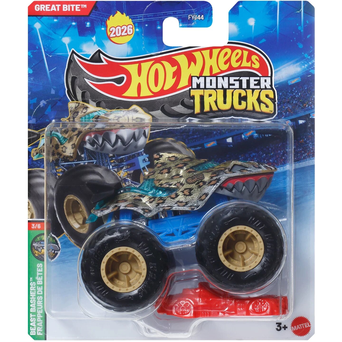 Hot Wheels Монстр Траки металлический внедорожник Темно-синий, 29