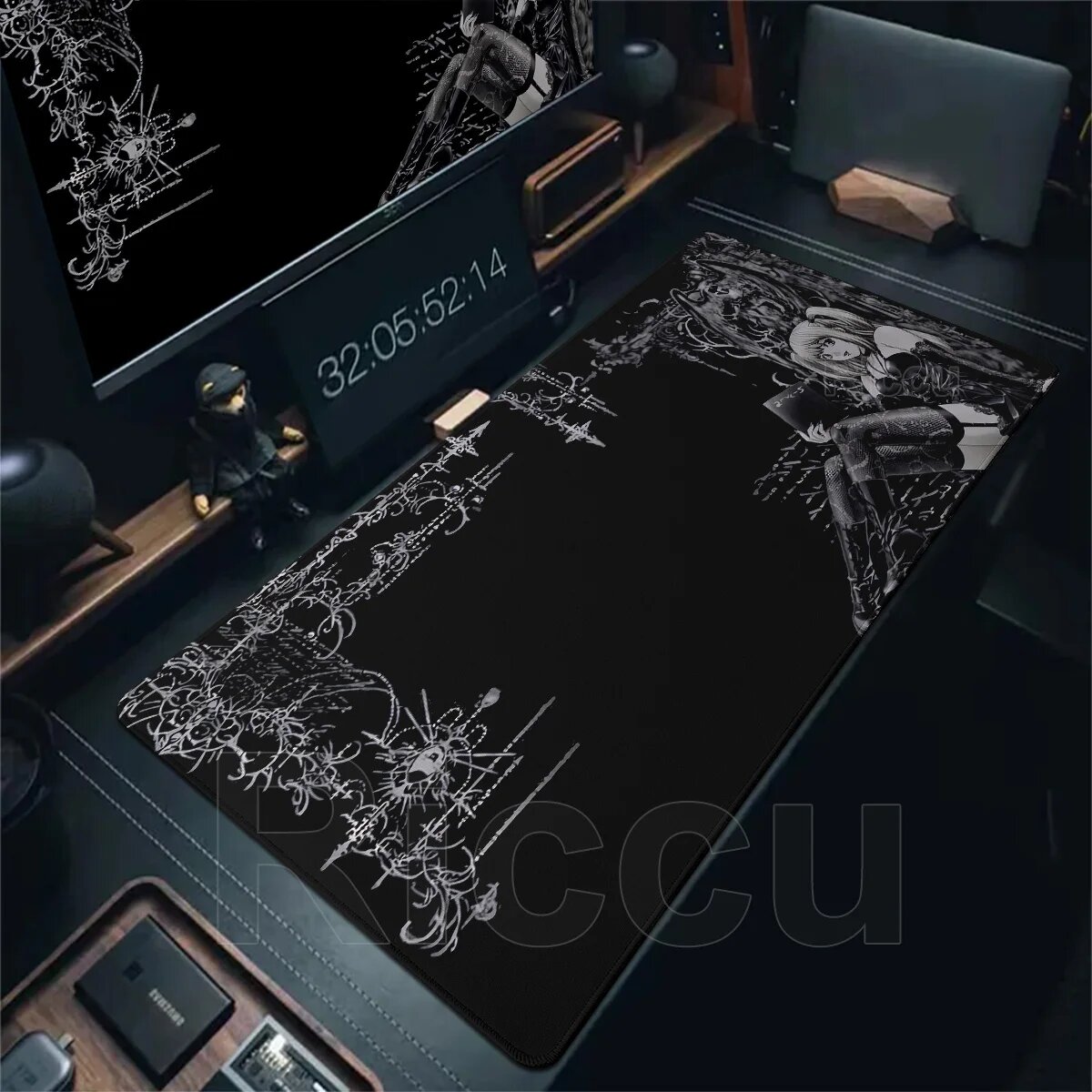 MINISO Коврик для мыши DEATH NOTE черный 800x400x2mm, DH-8