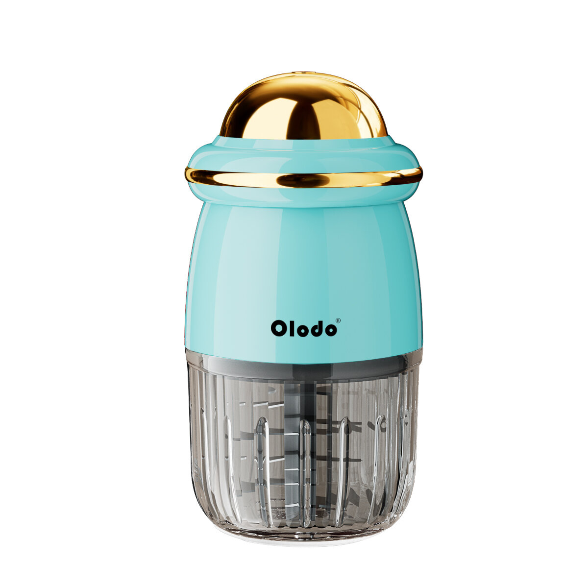 Мясорубка Olodo для мяса и овощей, turquoise, высокая мощность, легкость в использовании, компактный дизайн