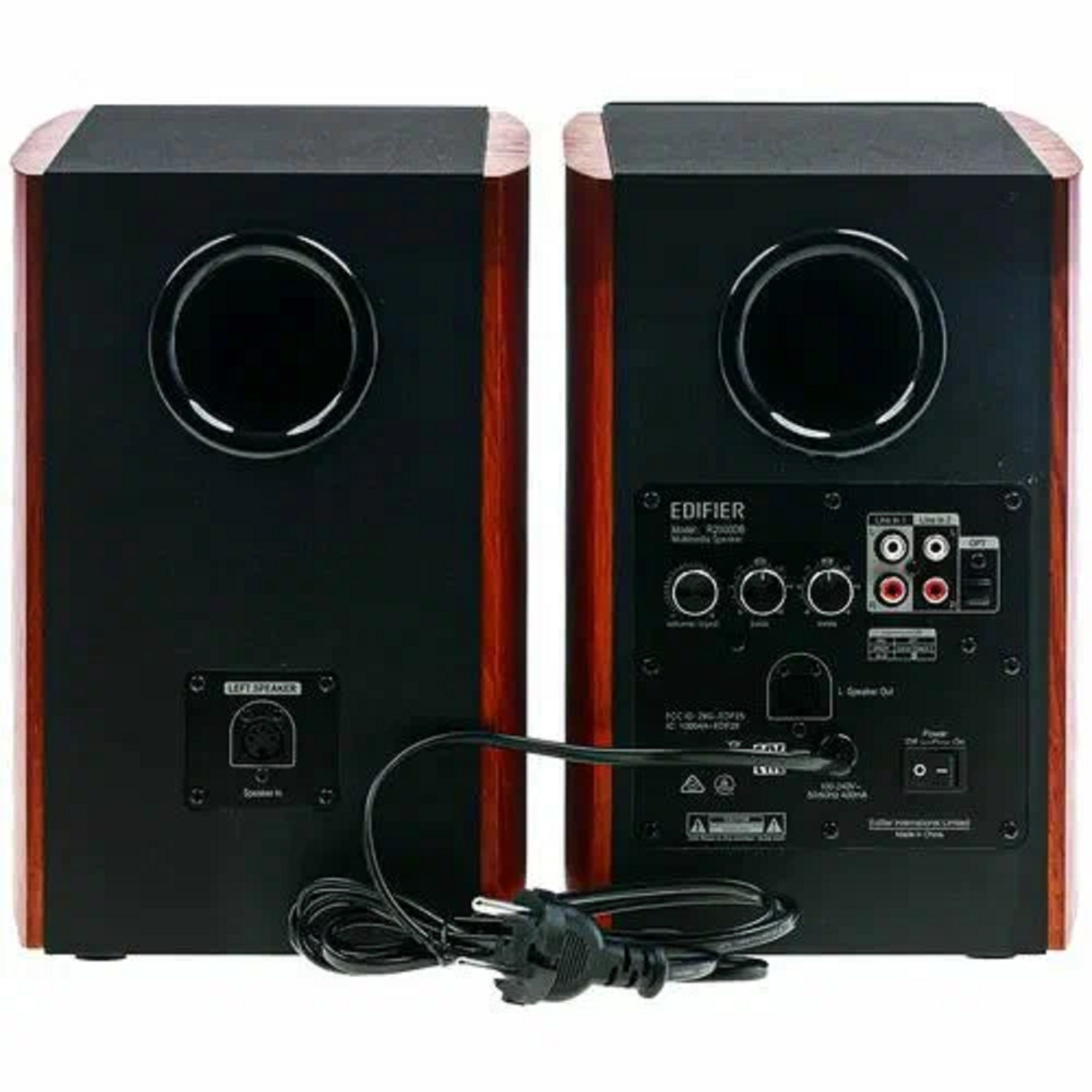 Акустическая система Edifier R2000DB 2.0, беспроводная, дерево, коричневая