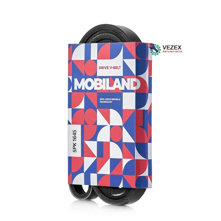 MOBILAND 501251645 ремень поликлиновой! 5PK1645\ Renault Clio 1.4 98>