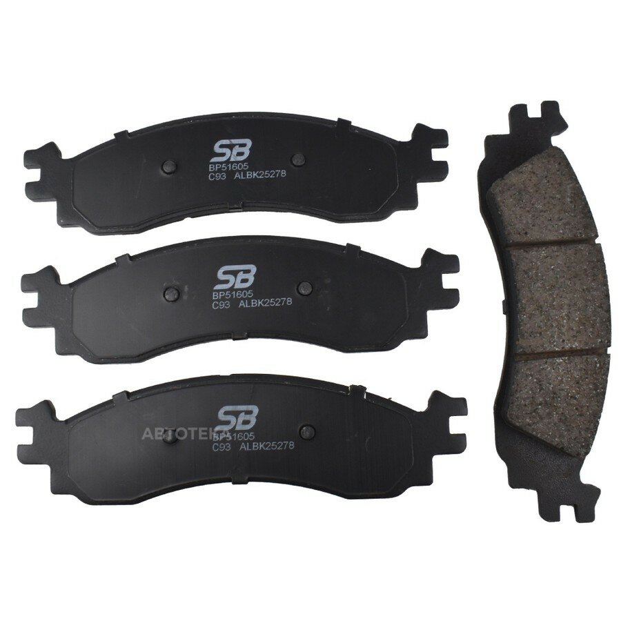 Колодки тормозные FORD EXPLORER II/III/IV 94-10 пер. SB NAGAMOCHI BP51605