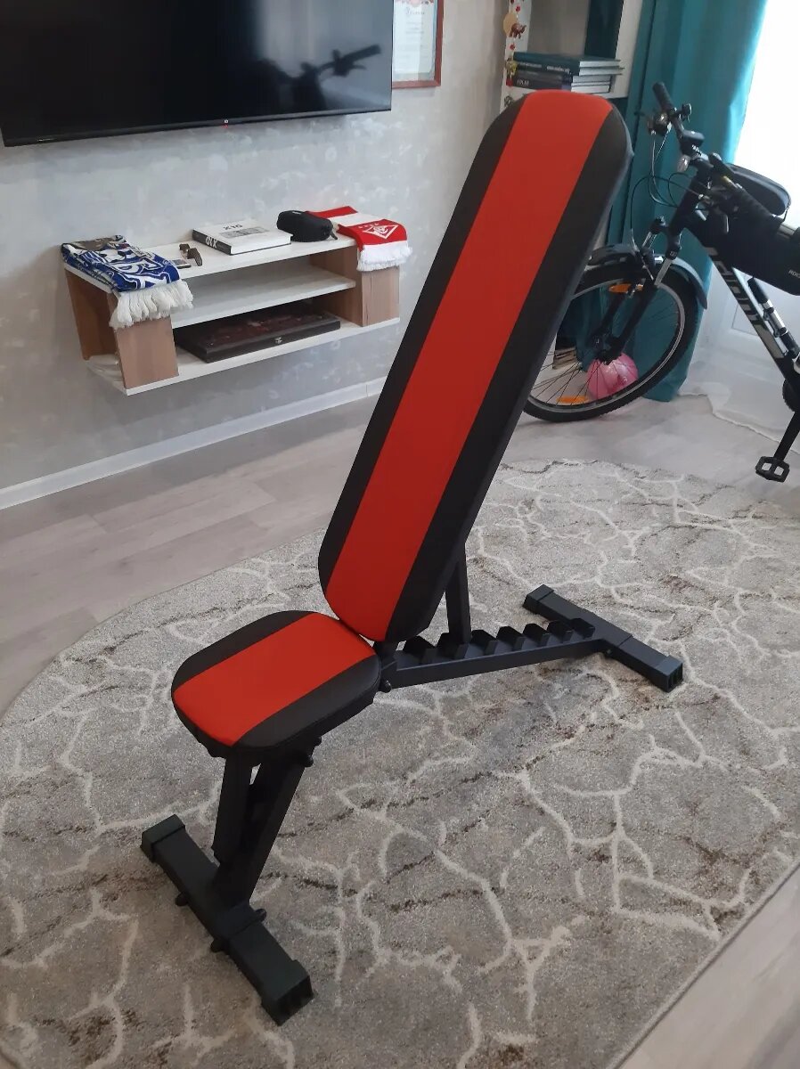 Скамья для жима складная WestSport , нагрузка 350 килограмм.