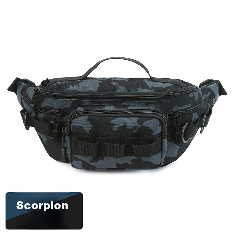 Xionghuoxionghuo Lure Bag, Multifunctional Lure Waist Pack, Crossbody Bag, Rod Holder, Fishing Tackle Bag, Fishing Rod Bag, Accessory Storage Bag