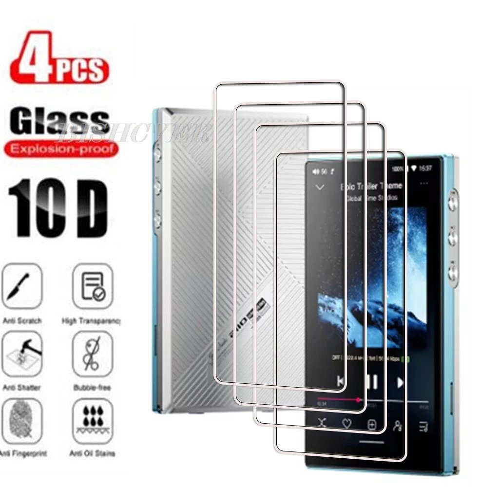 4 шт, 9H HD, закаленное стекло, музыкальный плеер Hi-Res MP3 для FiiO JM21 M21 SF-JM21 FiiOJM21 FiiOM21, защитная пленка для экрана