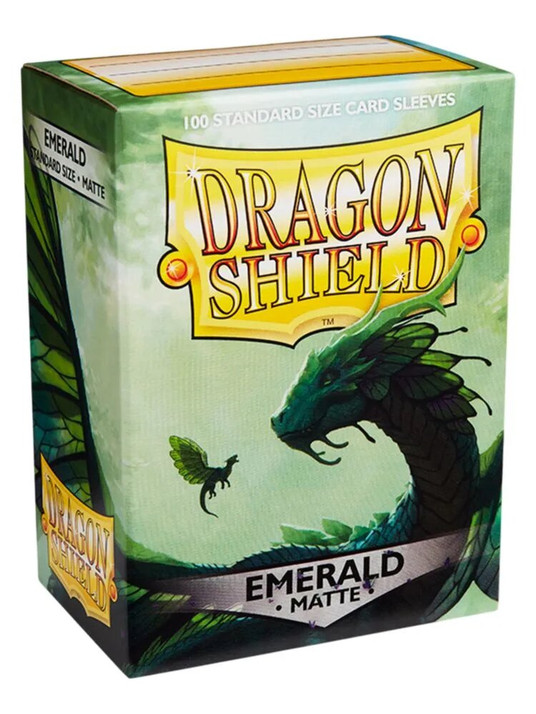 Dragon Shield MATTE Emerald Матовые протекторы (100 шт.)
