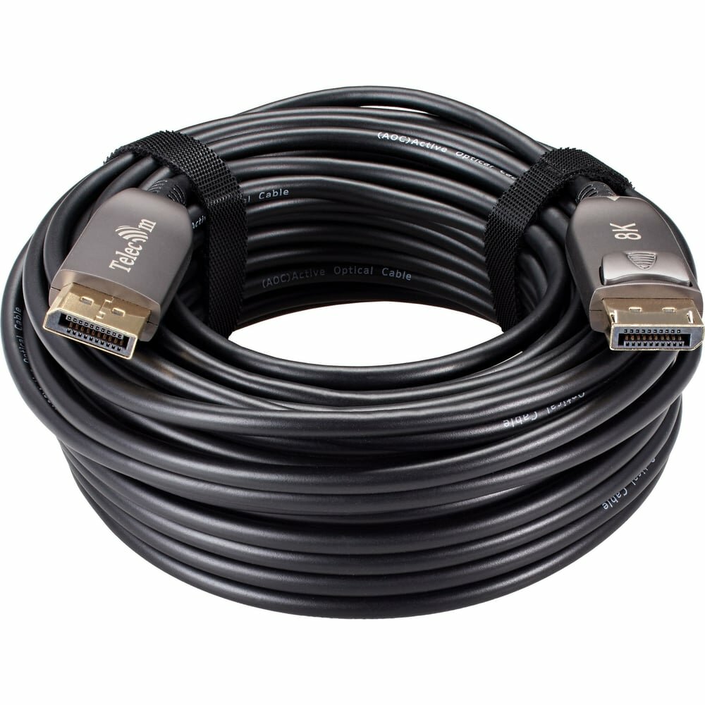 Активный оптический кабель Telecom displayport 1.4 8k 60hz 15m TCG2130-15M