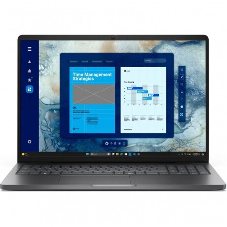 Ноутбук Dell Pro 16 Core Ultra 7 255U 16Gb SSD512Gb Intel Graphics 16" IPS FHD+ (1920x1200) Linux grey WiFi BT Cam (PRO16-7655)