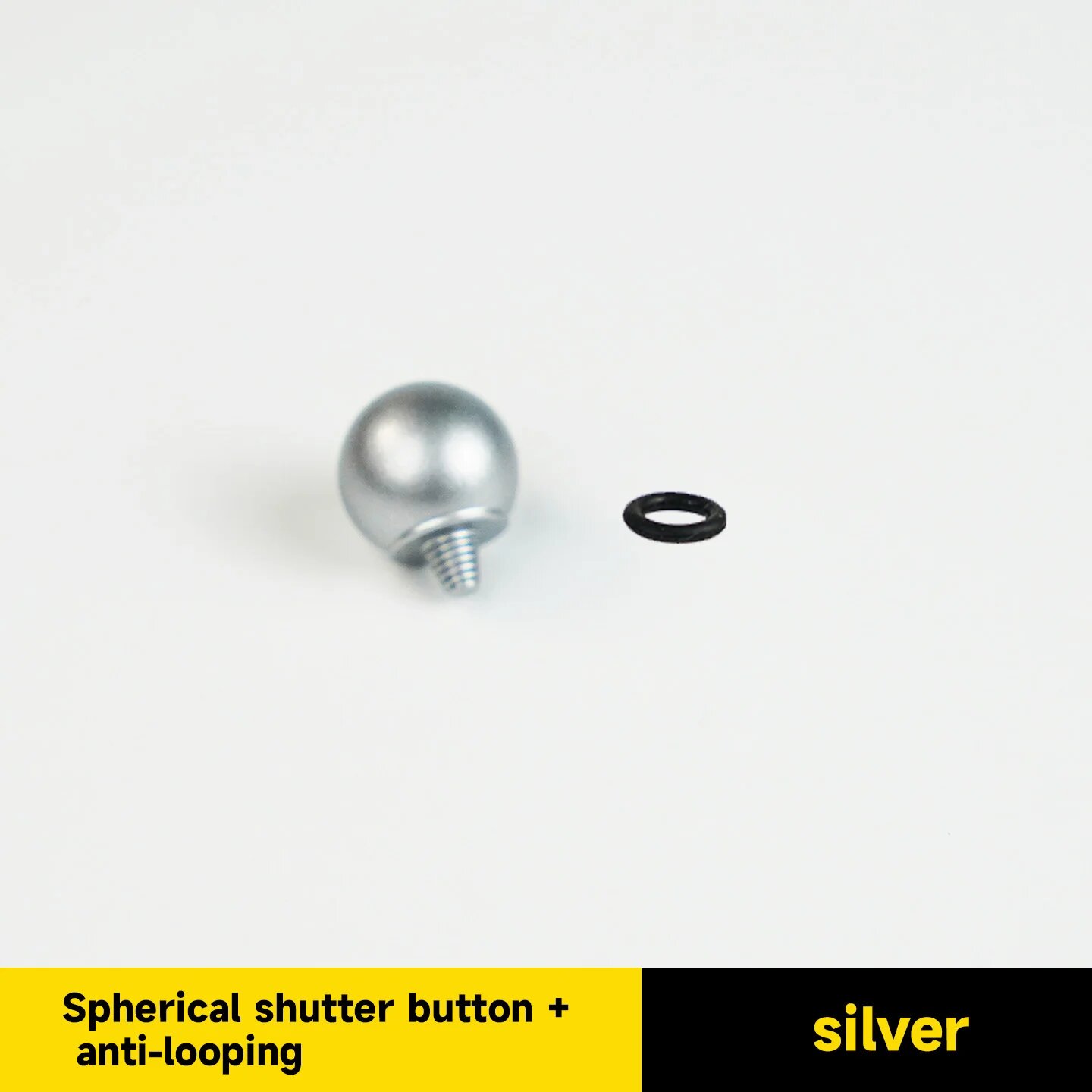 Металлическая ручка NiYi для Fujifilm X100VI Silver Ball Button