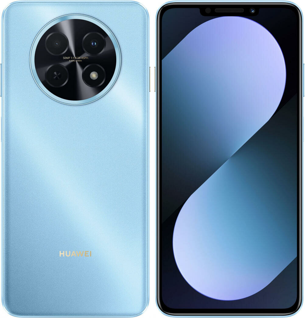 Смартфон Huawei Nova 14i, 8/256Gb, Full HD+, 50Мп, Blue (Голубой)
