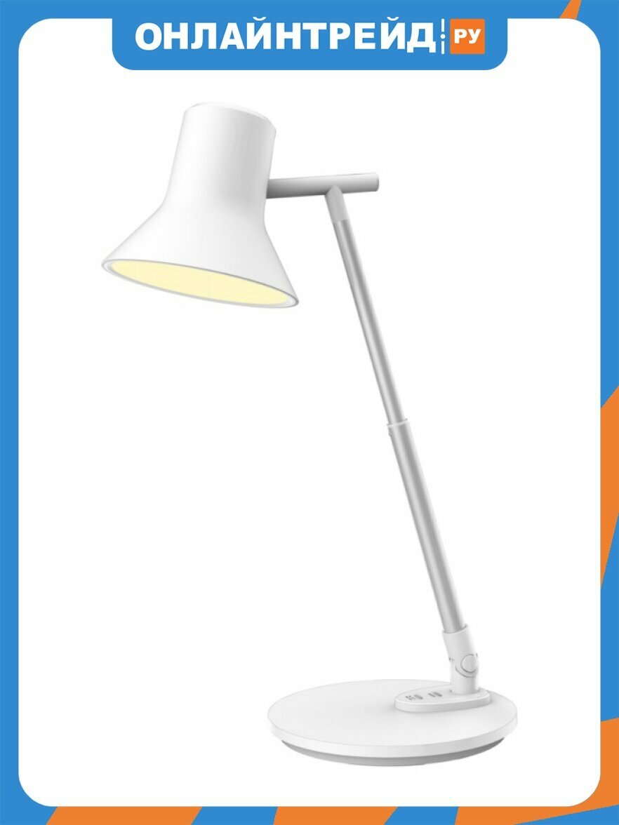 Настольная лампа Camelion KD-802 C01 бел. LED 8Вт, 580лм, рег. ярк и цвет. темп