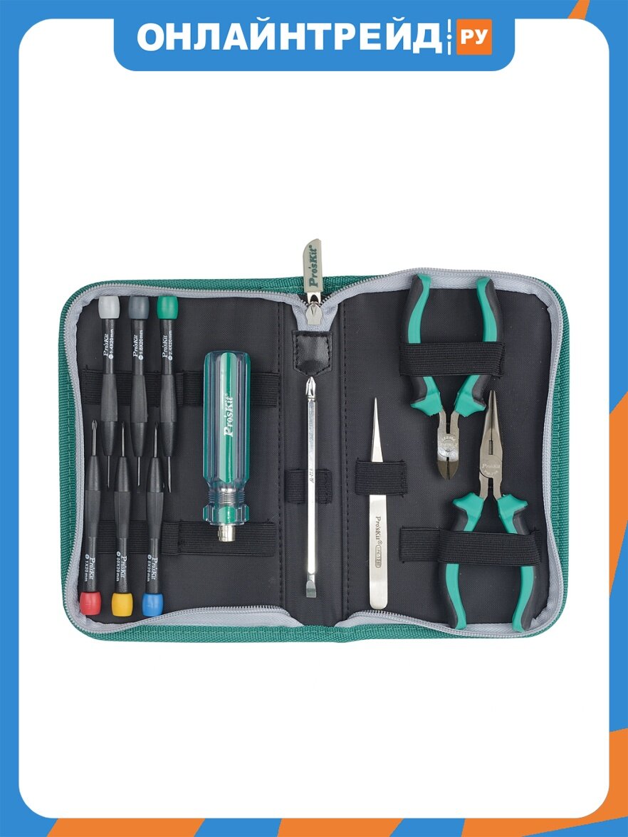 Pro'skit Набор инструментов компактный PK-2080 С00036682