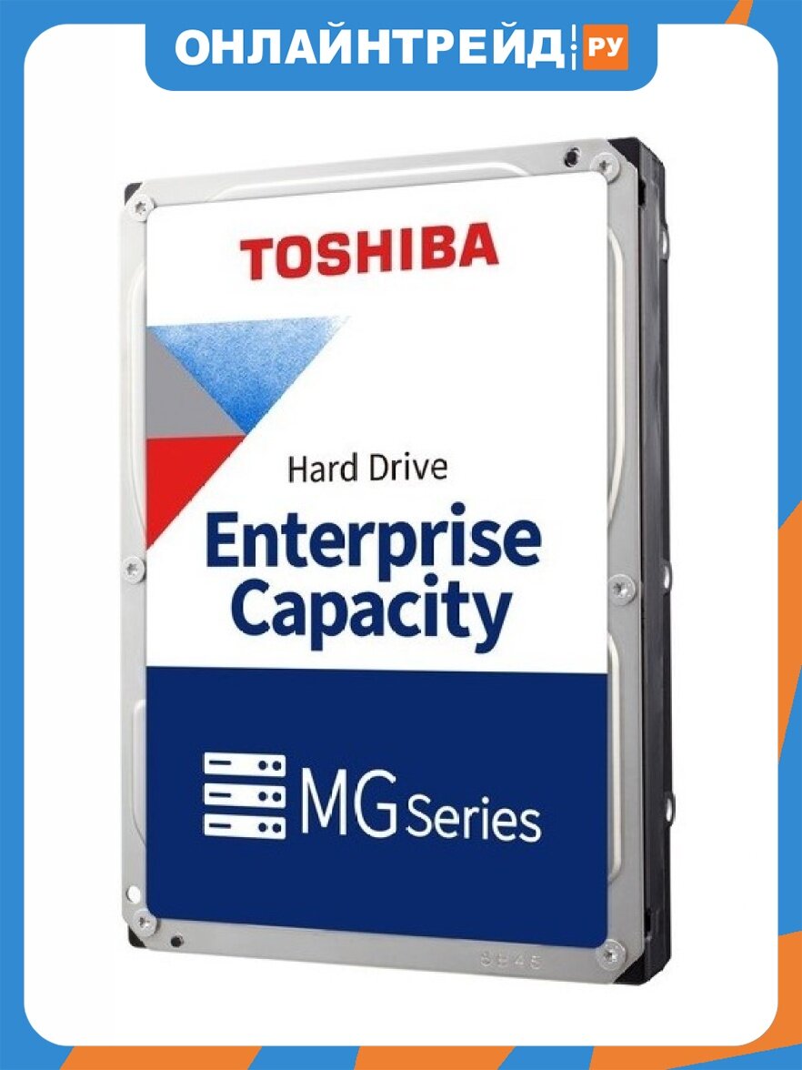 Жесткий диск Toshiba Enterprise Capacity MG10ACA20TE 3.5" 20.0Tb SATA 6 Gbit/s, 512 Mb, 7200 rpm. HeliumMAMR.