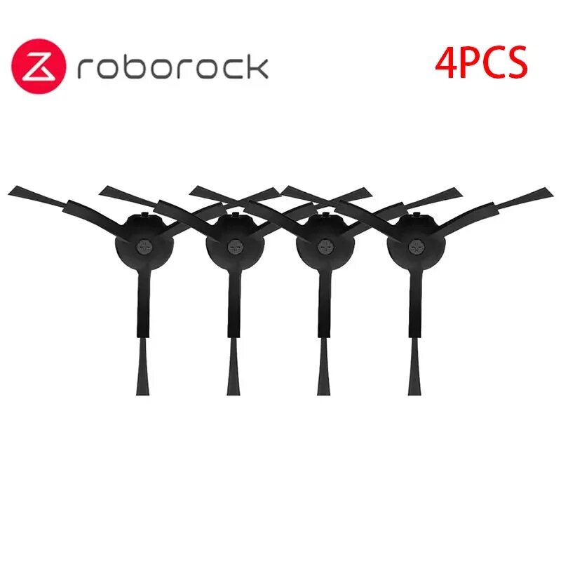 Щетки Roborock Q8 Max/Q5 Pro, 4шт, Черный