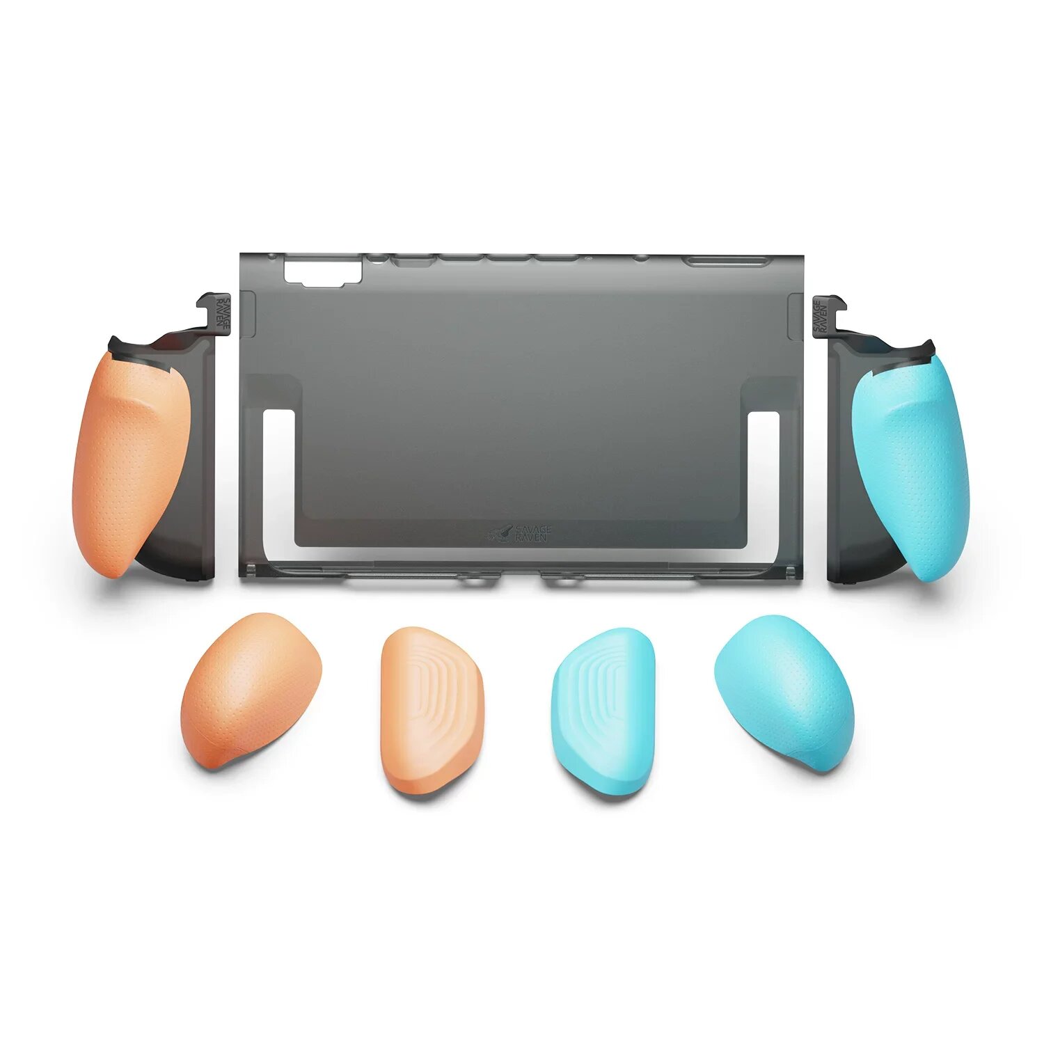 Savage Raven FissionGrip для Nintendo Switch, Neon Blue Red