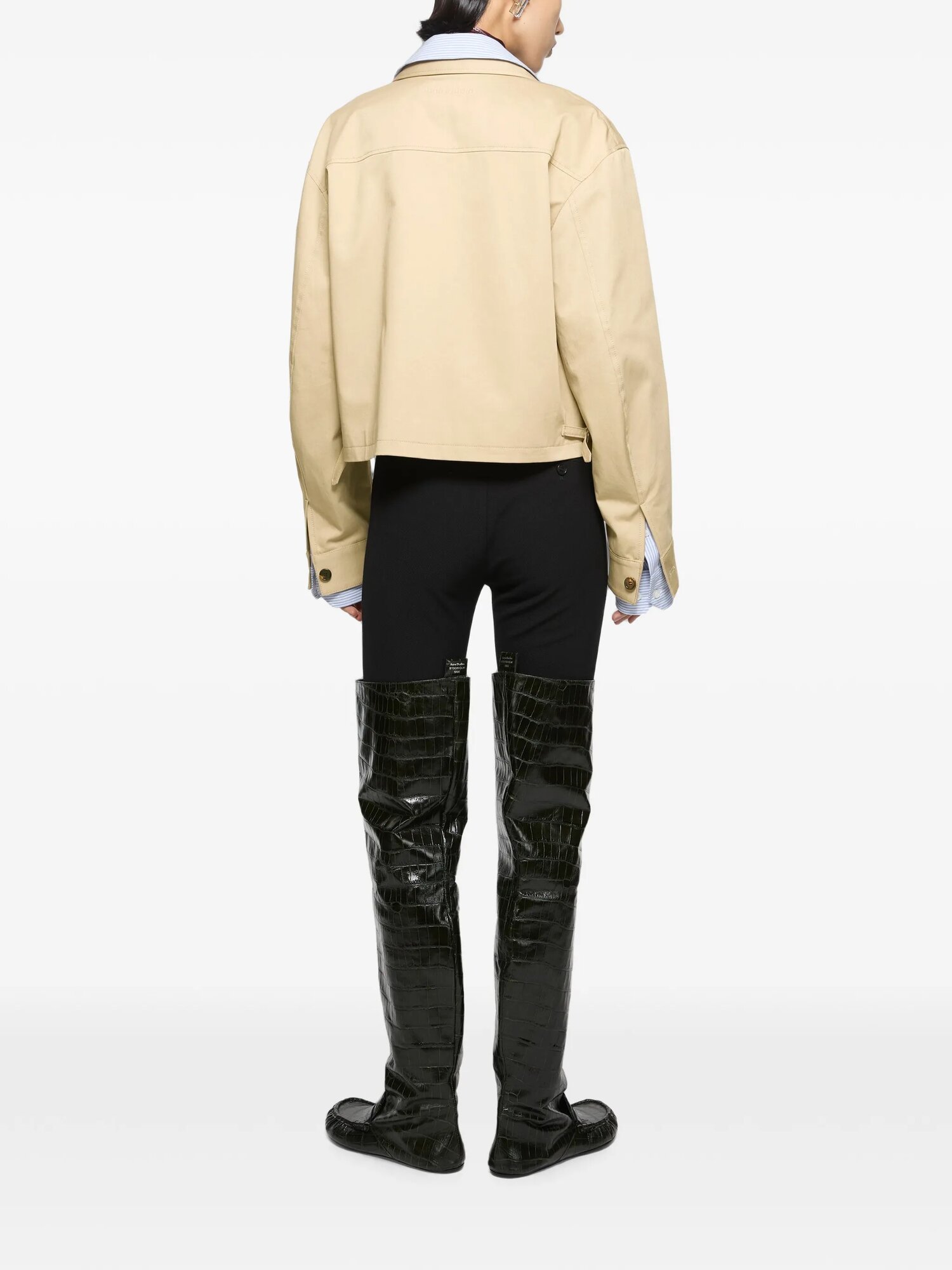 Куртка Acne Studios Layered twill jacket, размер 36 — фото 1