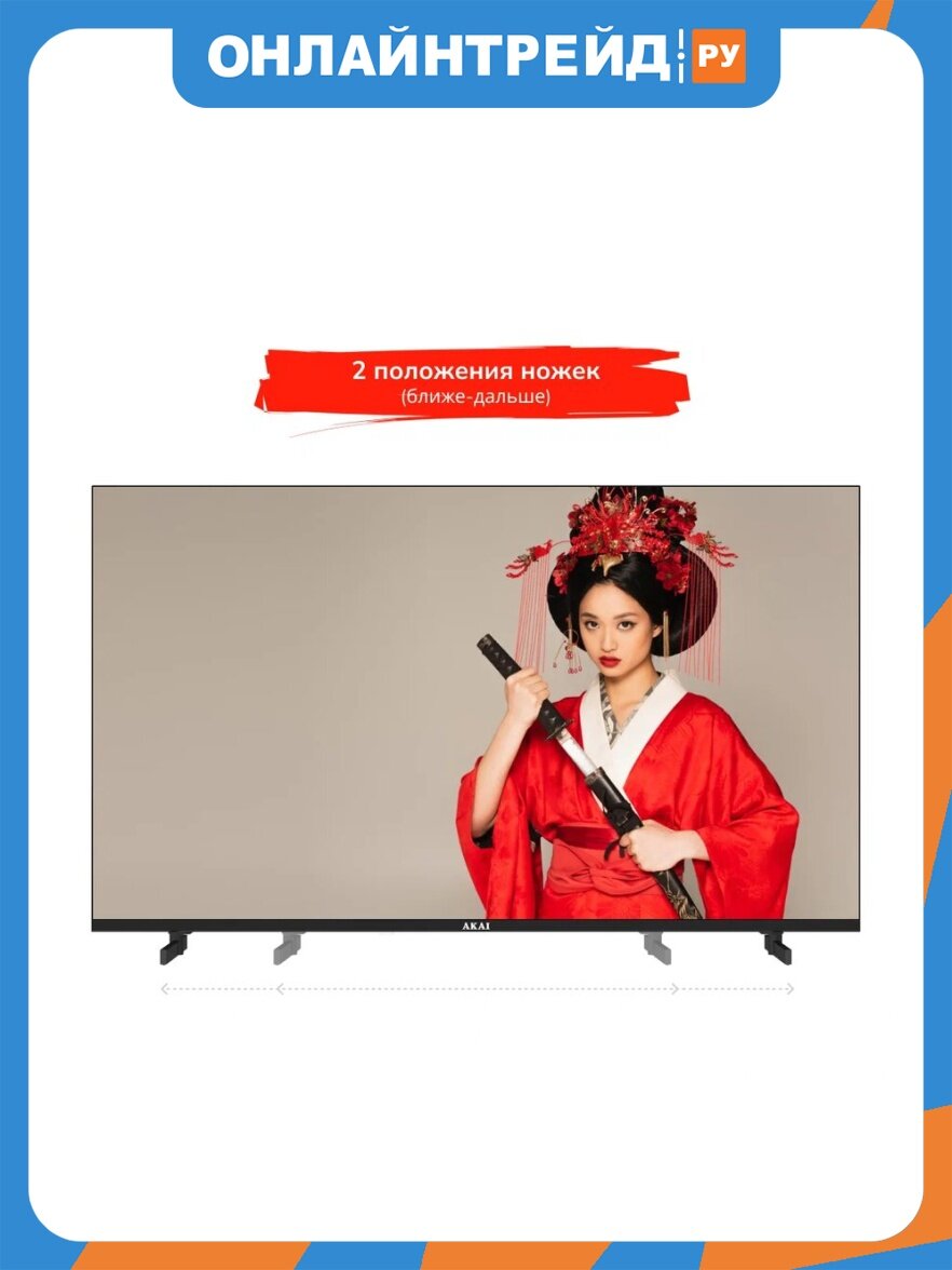 Телевизор Akai TA32BH500, Android TV, черный