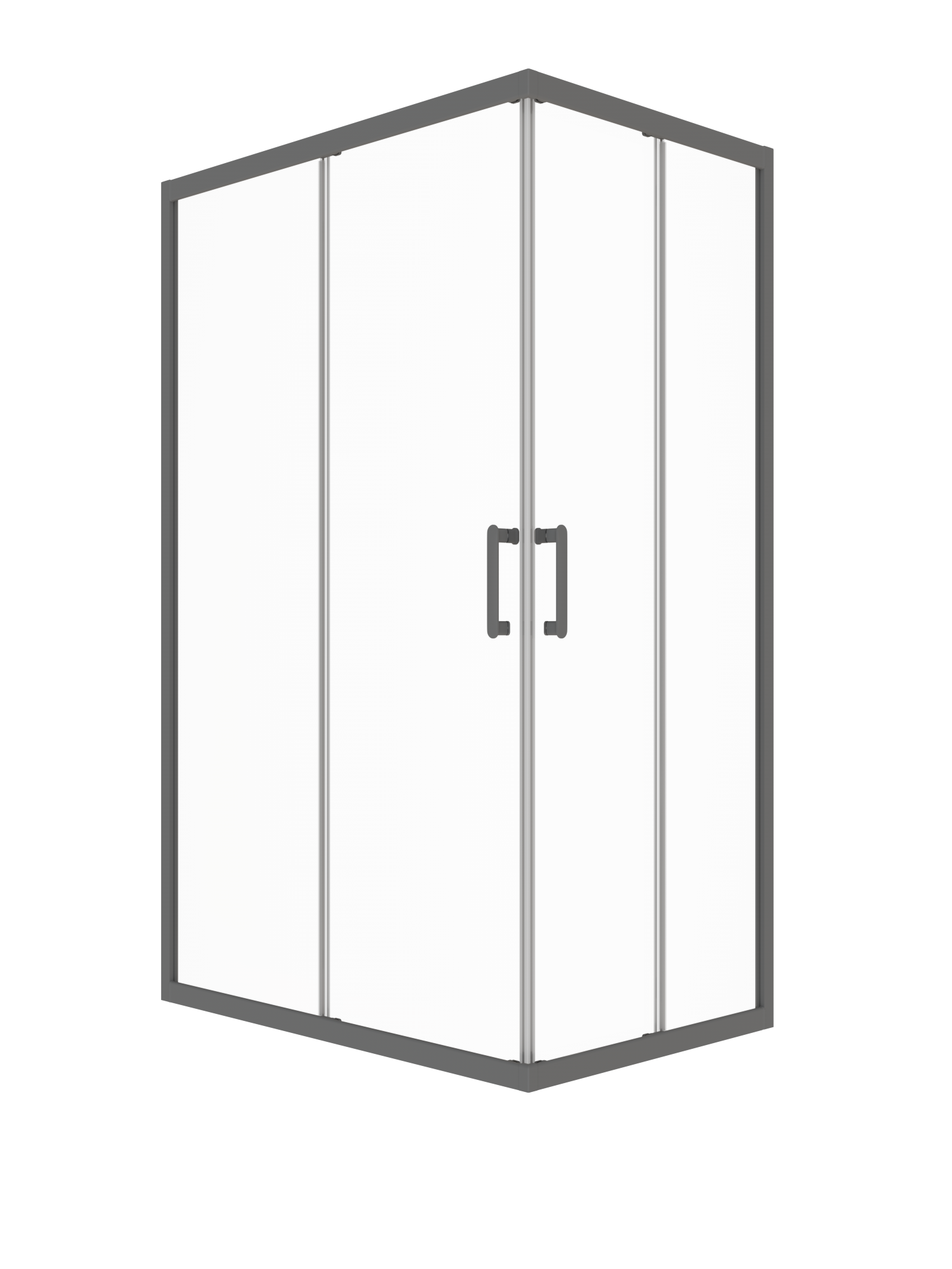 Душевой уголок Triton ДШ Фикс 120х90 Щ0000077239 профиль Вороненая сталь стекло прозрачное