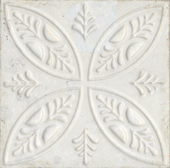 Керамическая плитка Aparici Aged White Ornato настенная 20х20 см