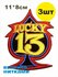 3 шеврона LUCKY 13