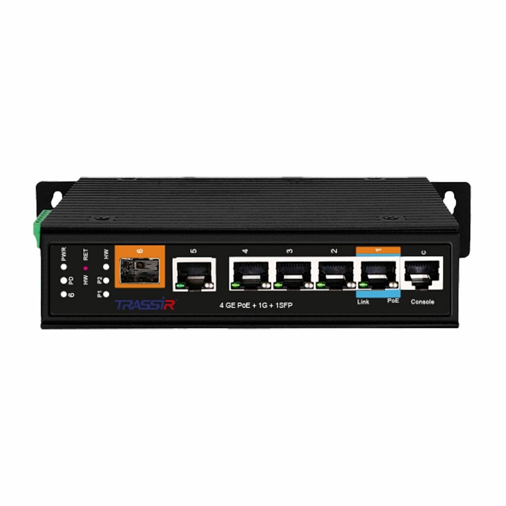 Коммутатор TRASSIR TR-NS25061S-180-4POE