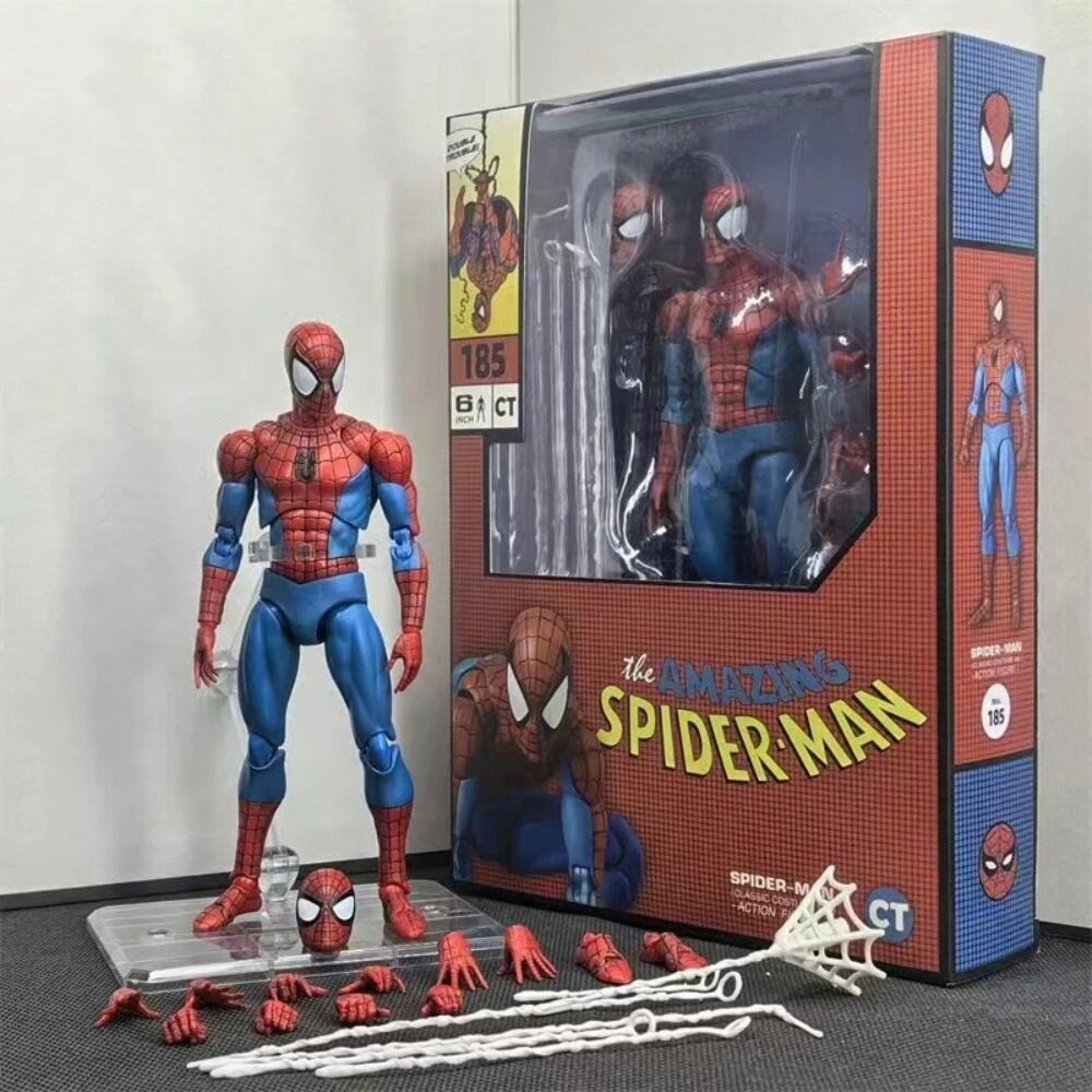 CT Toys Фигурка Человек-паук Mafex 185 Майлз Моралес 2099 Классический Костюм Человека-паука Action Figure