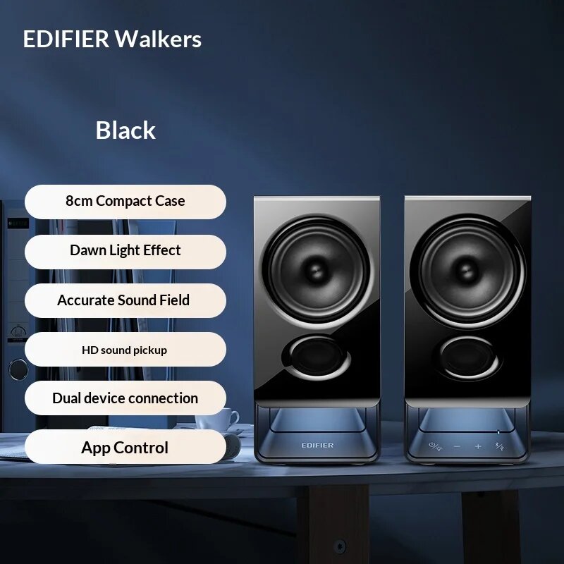 Edifier Walkers Black — USB динамики для дома