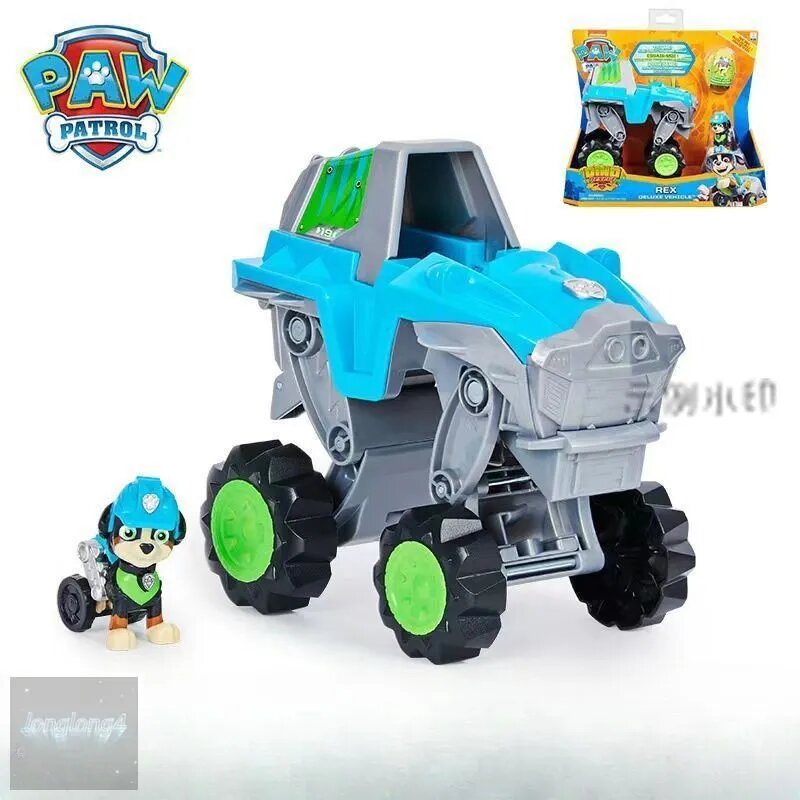 Paw Patrol Динозавр Рекс спасает Трансформирующийся автомобиль Делюкс, 18 смbgj