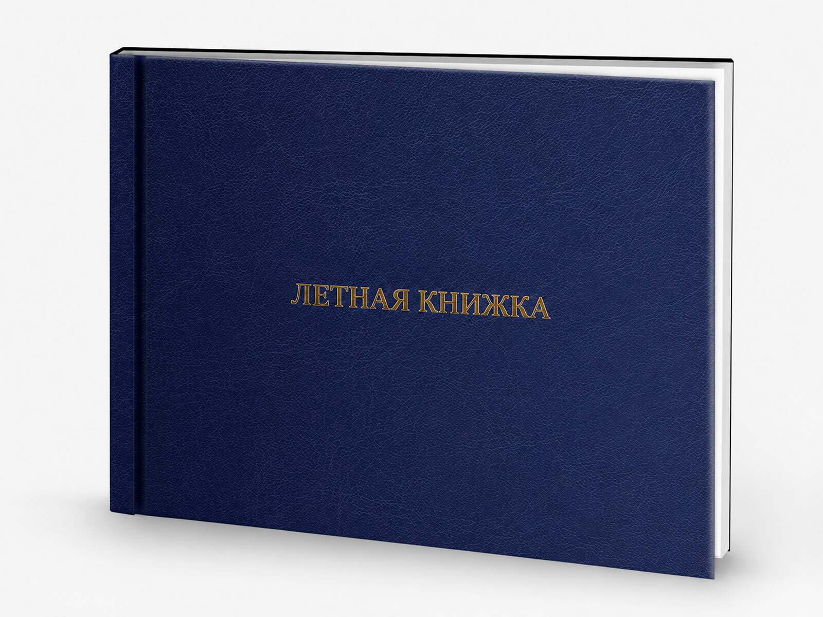 Летная книжка оператора БЛА, синий бумвинил