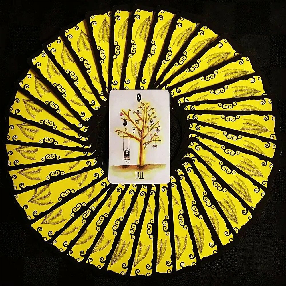 Колода Карт Shadowland Lenormand 9x6 См, 36 Карт Для Путешествия В Тени И Свет