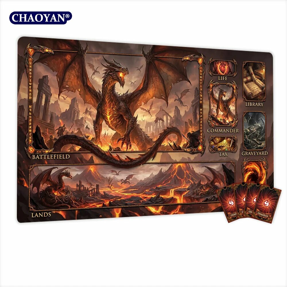 Игровой коврик Mairuige для карточных игр MTG 600x350x3mm, playmat-2-0331
