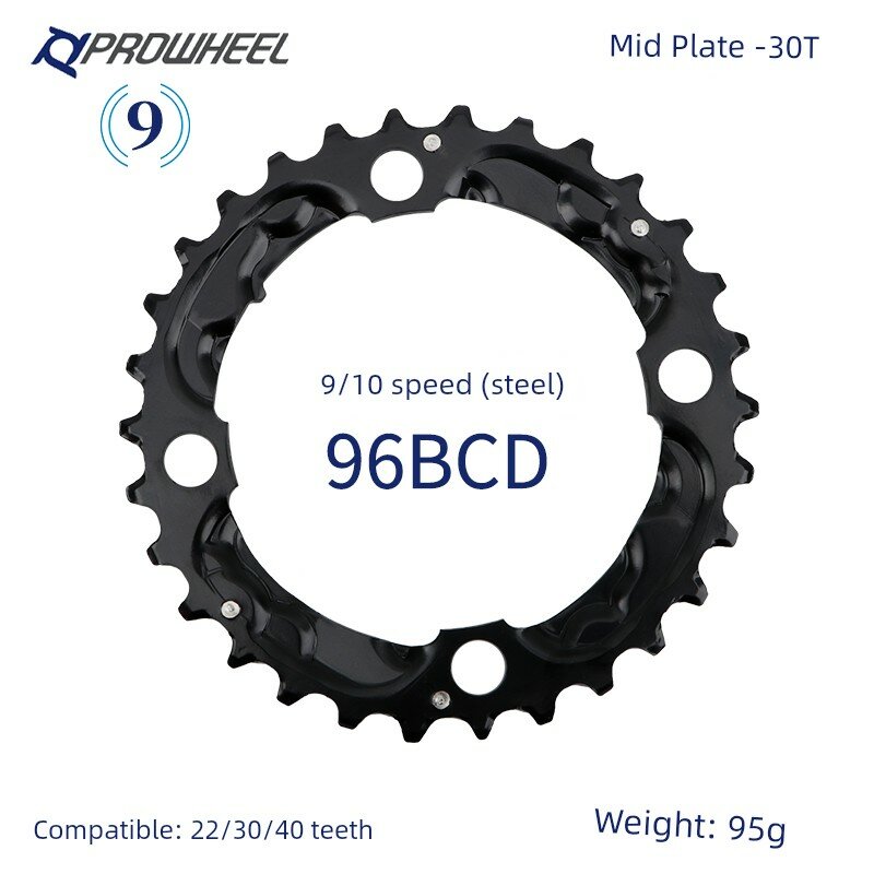 30T горный велосипедный звездный диск 96BCD из хромомолибденовой стали для 8/9/10-скоростных систем