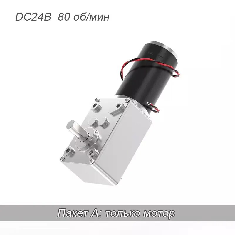 DC24B микро червячный зубчатый мотор 5840-31ZY 80 об/мин большой крутящий момент правый угол скорость регулируемая вперед и назад(1,80)