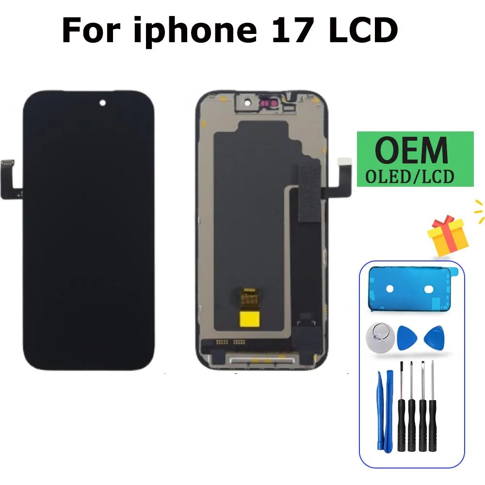 OLED экран iPhone 17, черный, 17 OLED — фото 1