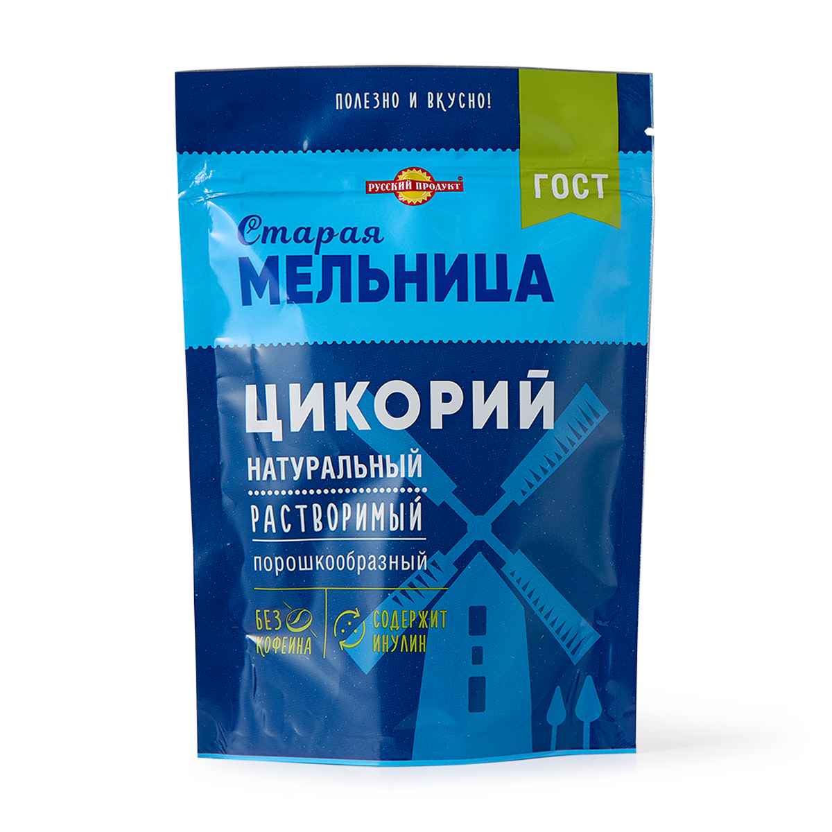 Цикорий Русский Продукт "Старая мельница", натуральный, порошкообразный, 338 ккал